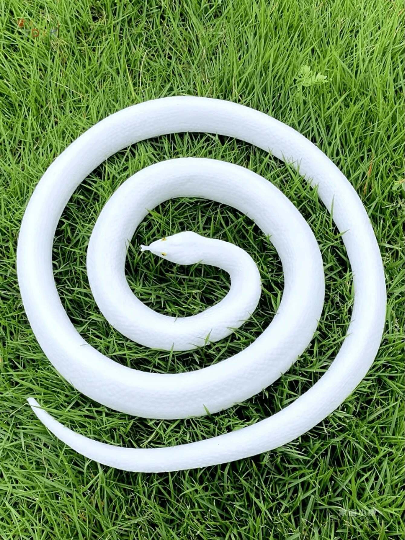 New Simulation Toy Snake Soft Glue Big White Snake Scary Fake Snake ...