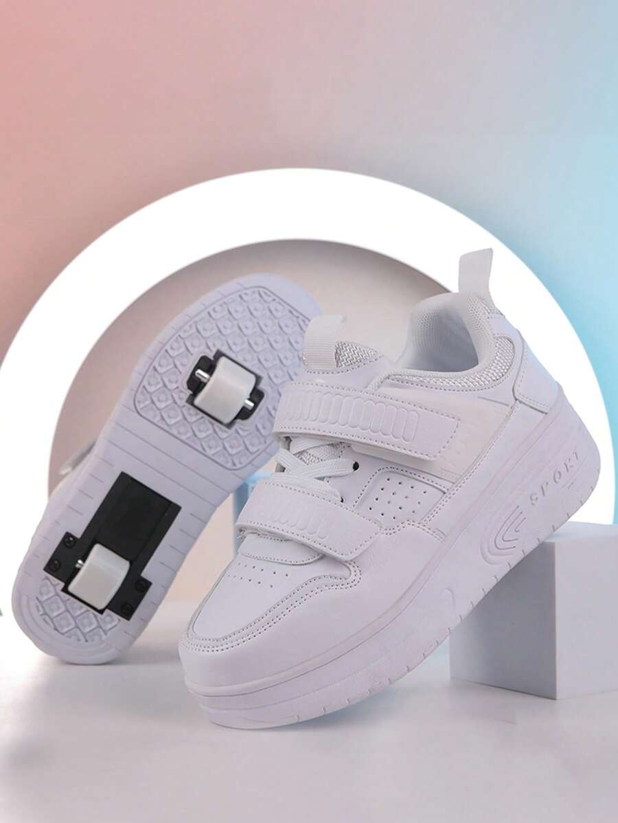 Zapatillas con 2 ruedas con ruedas retráctiles invisibles, zapatos con ...