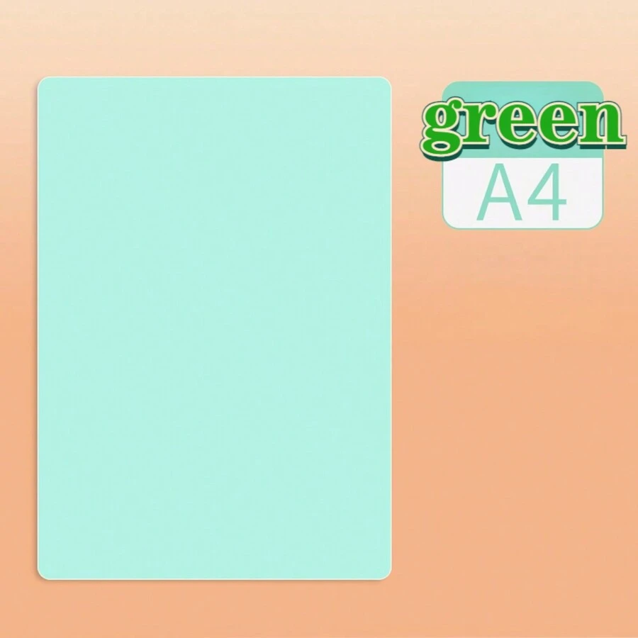 Thicker Morandi Color System A4 Paper Desk Mat, Silicone Writing Pad ...