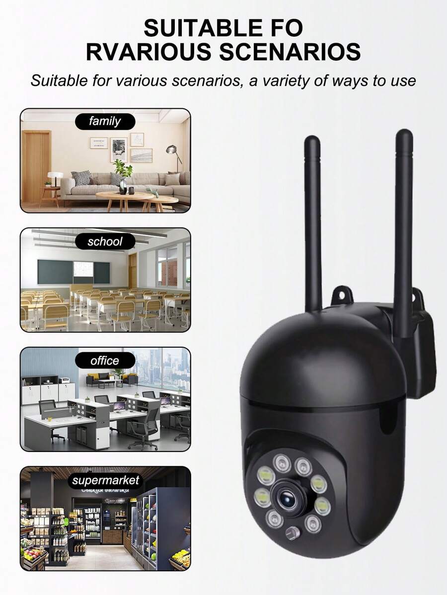 Teruhal 1 pieza Cámara de seguridad inalámbrica WiFi HD 1080P, video ...