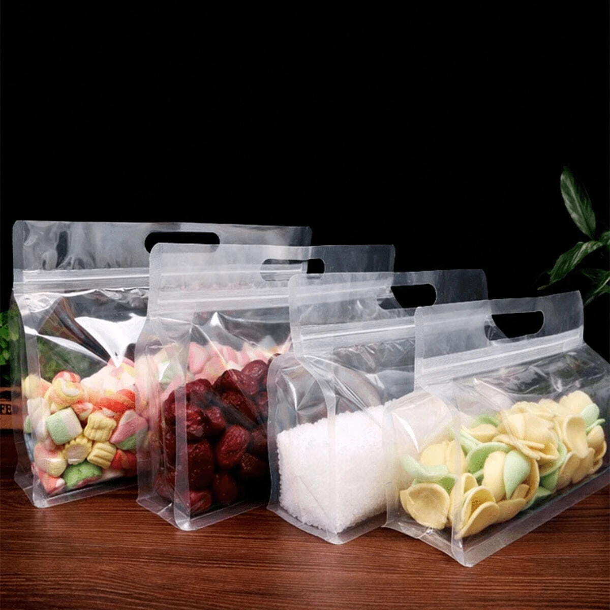 10pcs Reusable Food Storage Bags For Nuts Cereals Vegetables Fruits And ...