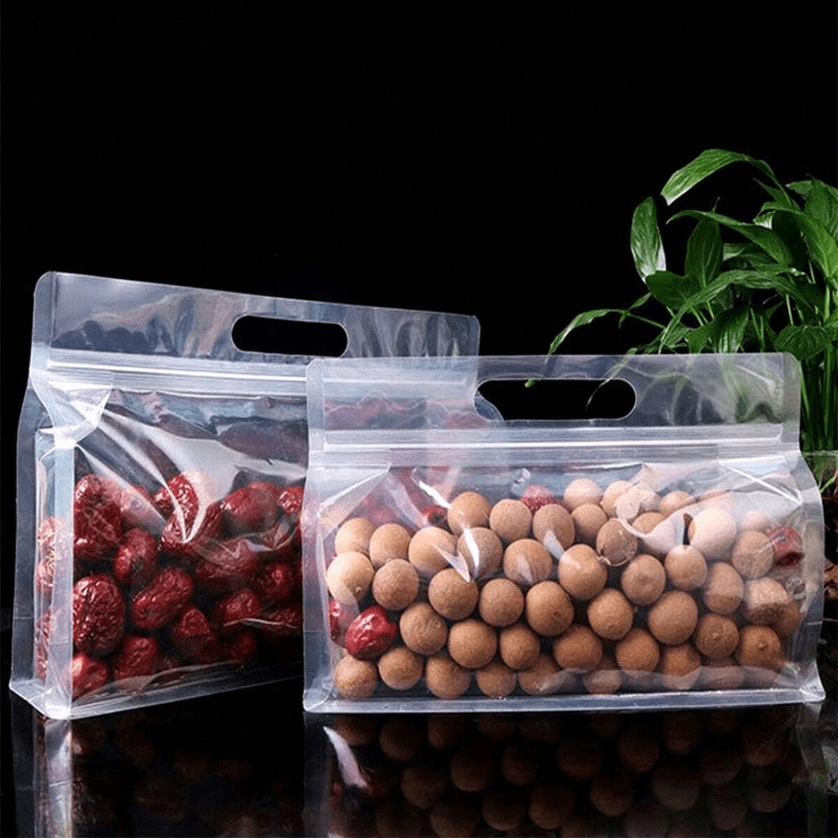 10pcs Reusable Food Storage Bags For Nuts Cereals Vegetables Fruits And ...