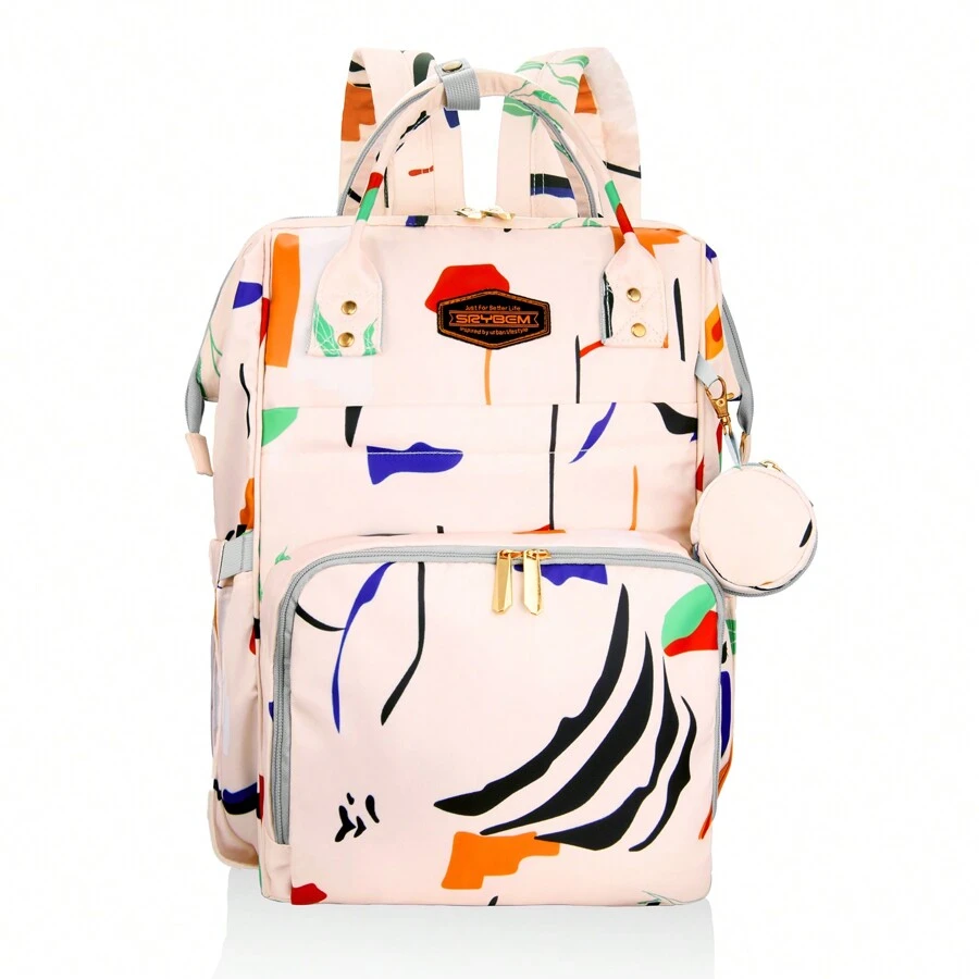 Diaper Bag Backpack For Baby Composite Printing Waterproof Fabric ...