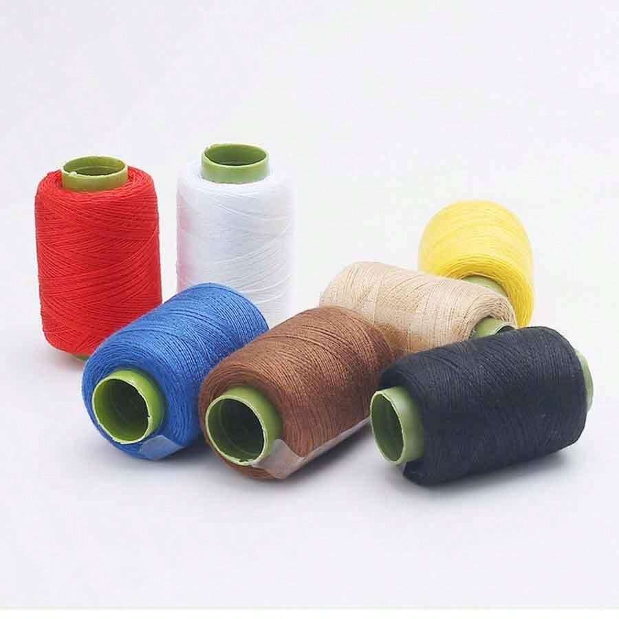 10 Rolls Assorted Color Sewing Threads, Household Sewing Machine Thread ...