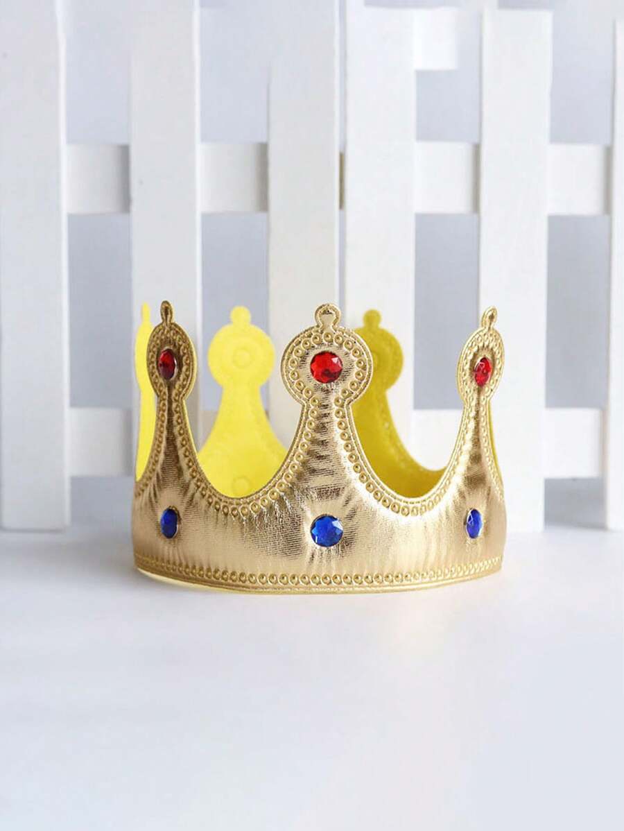 Kids Party Gift King Crown Golden Crown For Boys And Girls Birthday ...