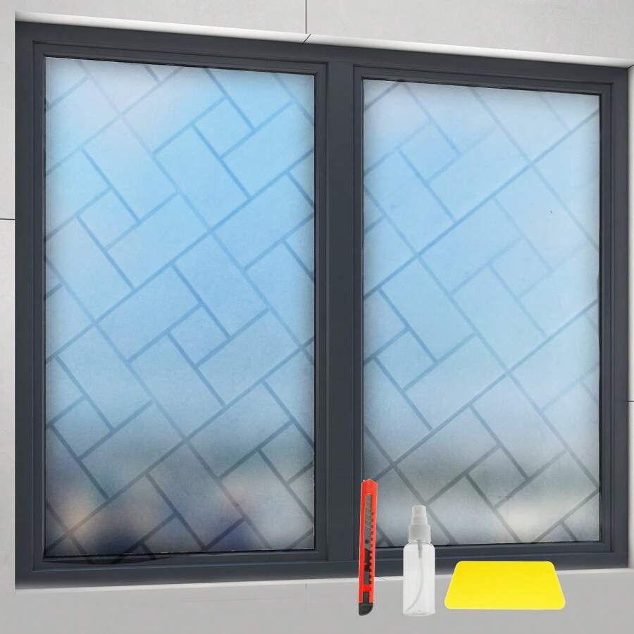 Glass Window Privacy Film Static Cling Window Film 45x400cm Privacy ...