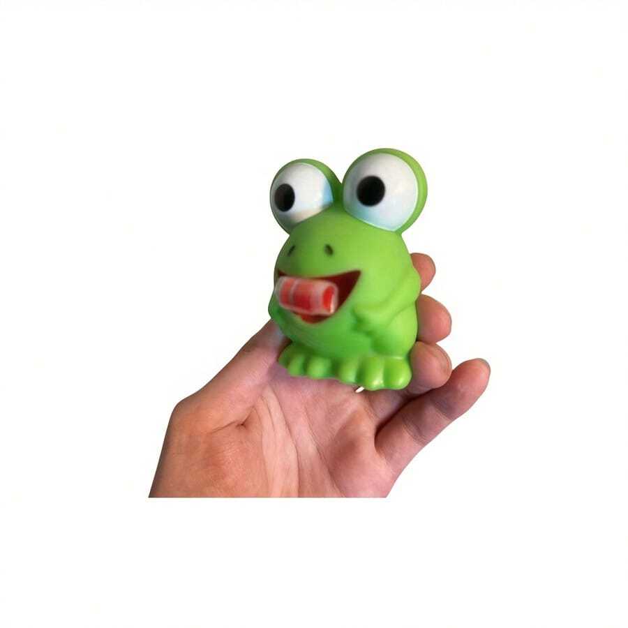 Frog Tongue Sticking Out, Dinosaur Squeeze Squeezy Toy, Big Eyed Frog ...