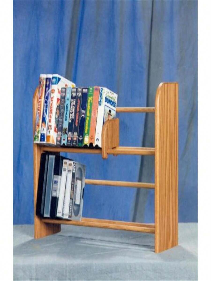 Unbeatablesale Wood Shed 205 Solid Oak 2 Row Dowel DVD-VHS Rack | SHEIN USA