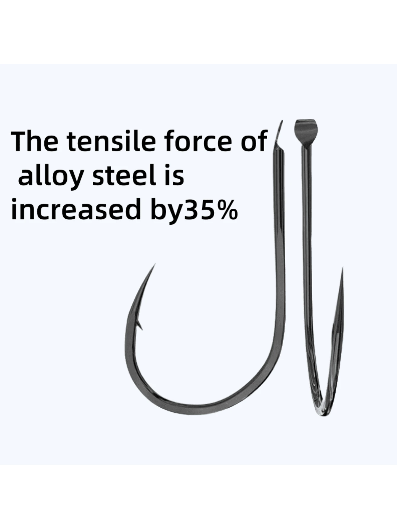 Bulk Pack Offset Fish Hooks For Pier Fishing, Sea Fishing, River ...