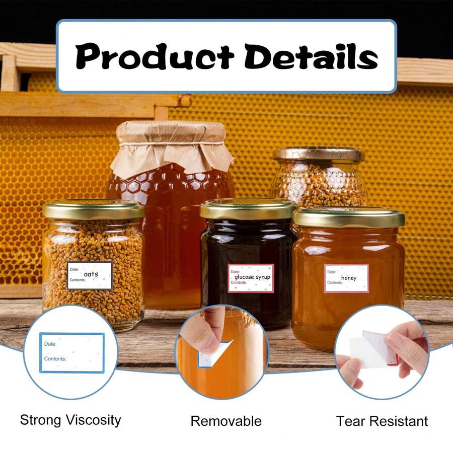 500Pcs Removable Freezer Labels, Food Date Labels Freezer Labels For ...