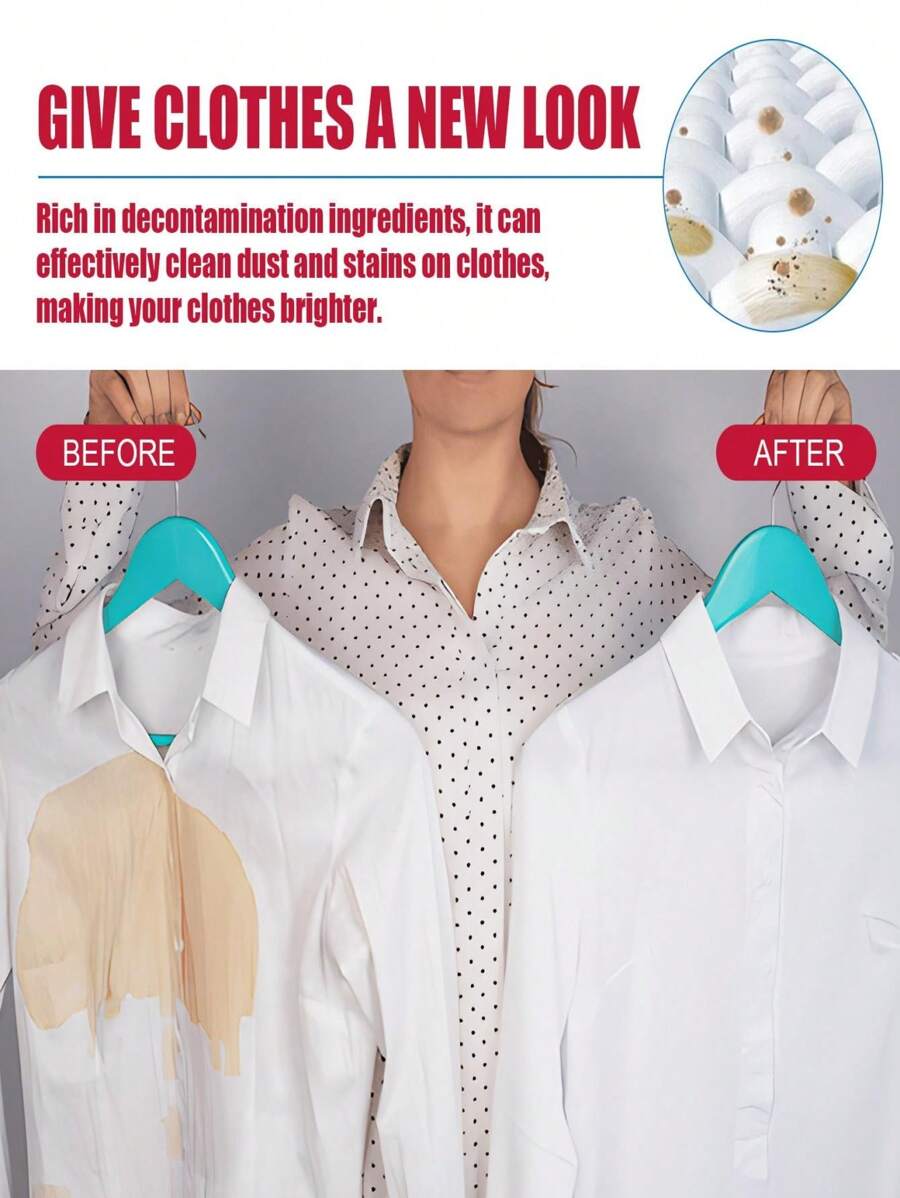 Clothing Stain Remover Wet Wipes, Gentle Cleaning For Persistent Stains ...