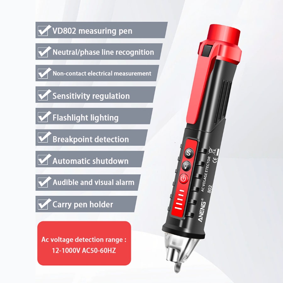 Intelligent Measuring Pen Multi-Function Line Detection Electrician ...