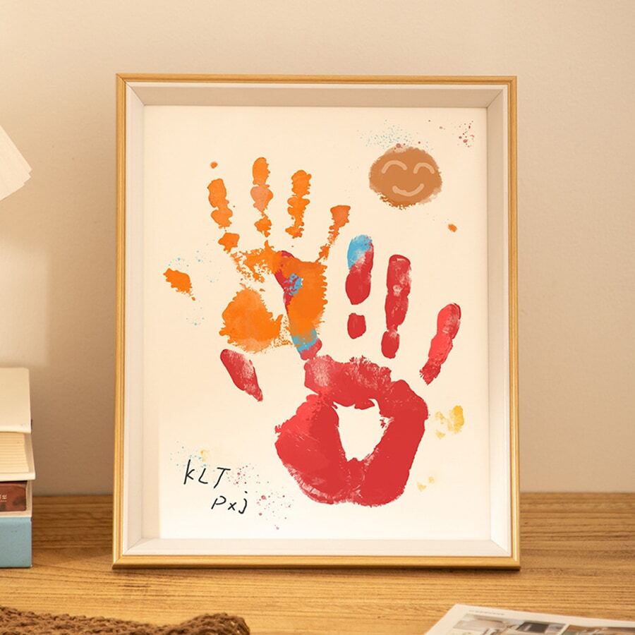 Couple Handprint Picture Frame - Mother's Day Keepsake Handprint Frame ...