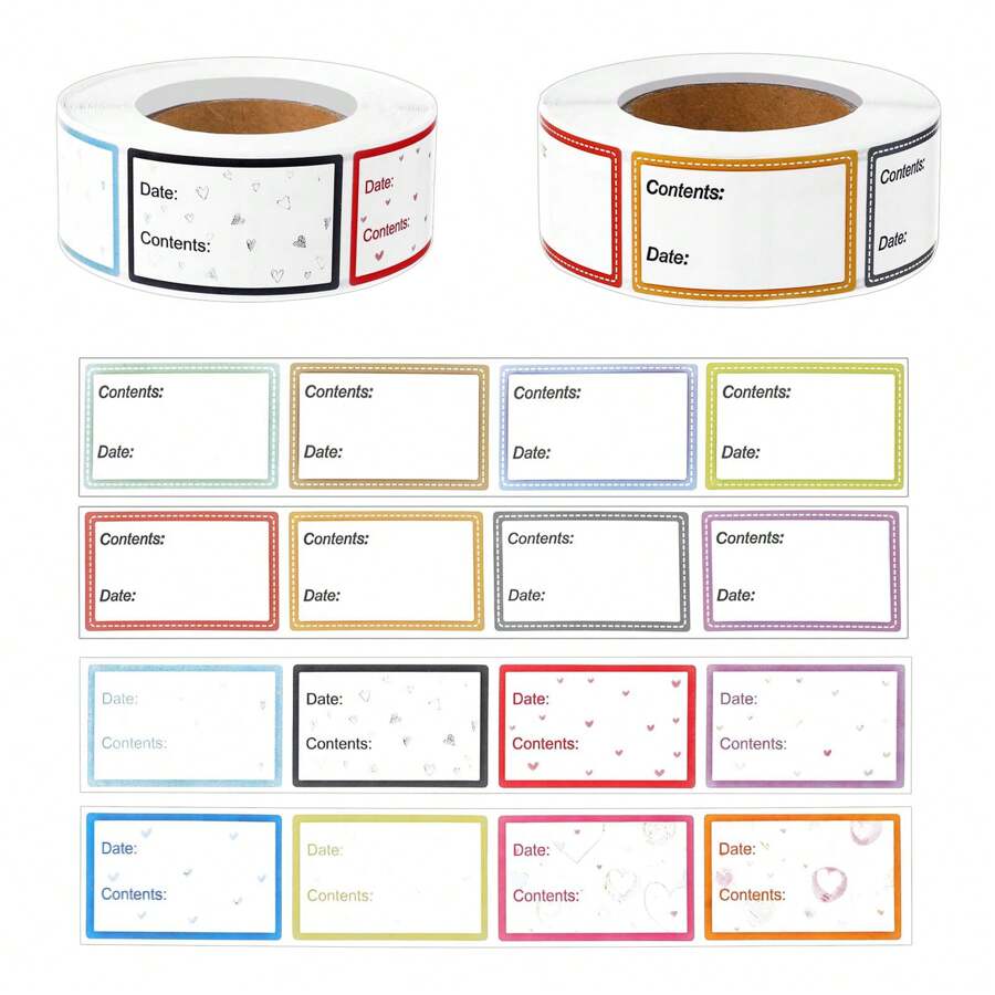 500Pcs Removable Freezer Labels, Food Date Labels Freezer Labels For ...