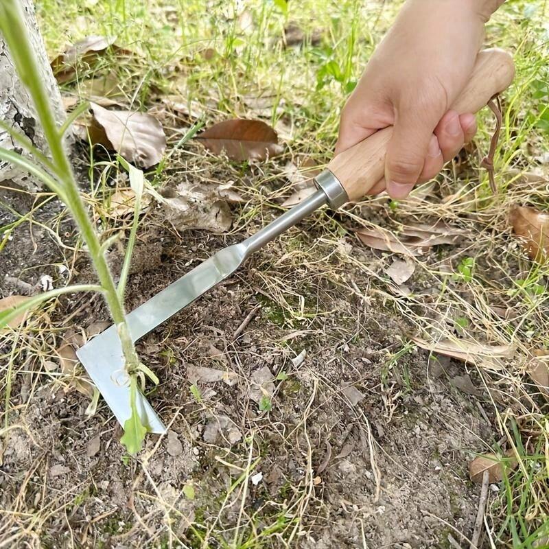 Stainless Steel Crevice Weeding Tool, L-Shaped Multi-Purpose Garden ...