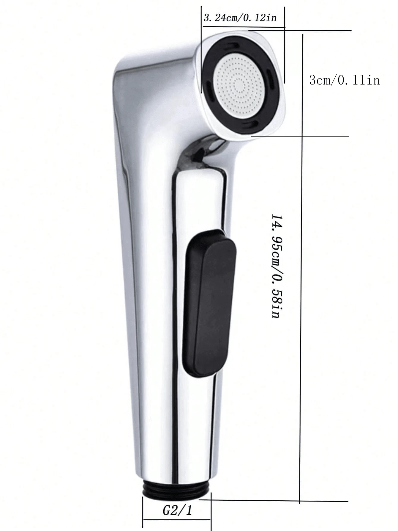 Bathroom Single-Function Flushing Spray Gun, Toilet Washing Sprayer ...