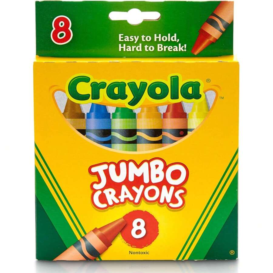 Crayola Jumbo Crayons, 8 Assorted Colors | SHEIN USA