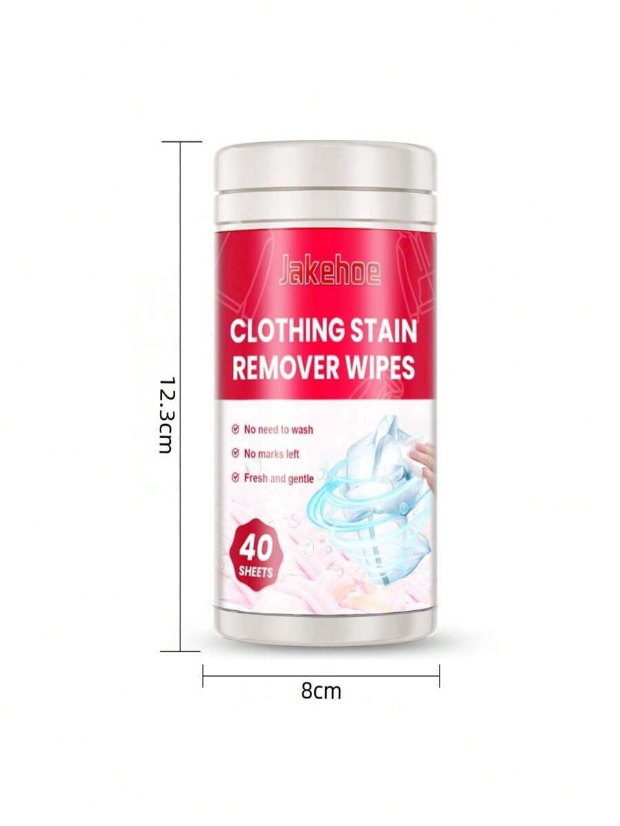 Clothing Stain Remover Wet Wipes, Gentle Cleaning For Persistent Stains ...