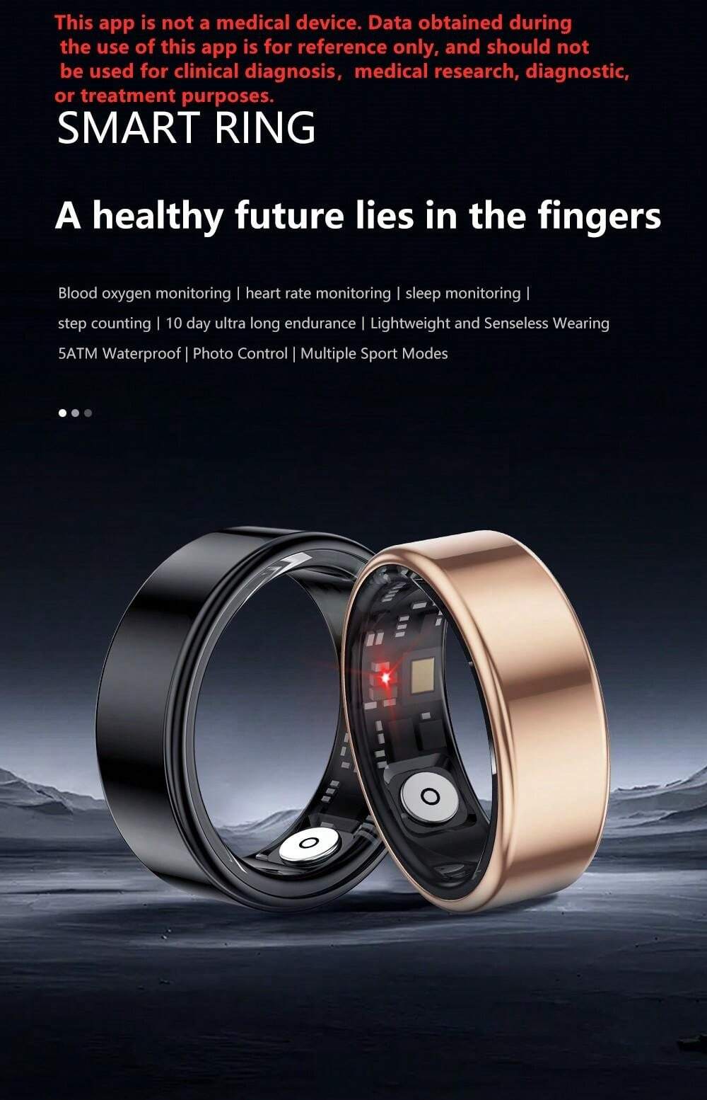 New Smart Wearable Fitness Tracker With Health Monitoring, Multiple ...