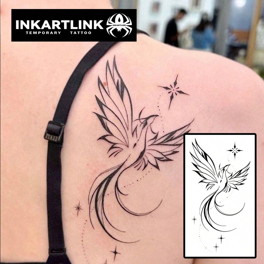 INKARTLINK Revolutionary Technology Tattoo, Semi-Permanent Tattoo, Realistic Tattoo, Phoenix ...