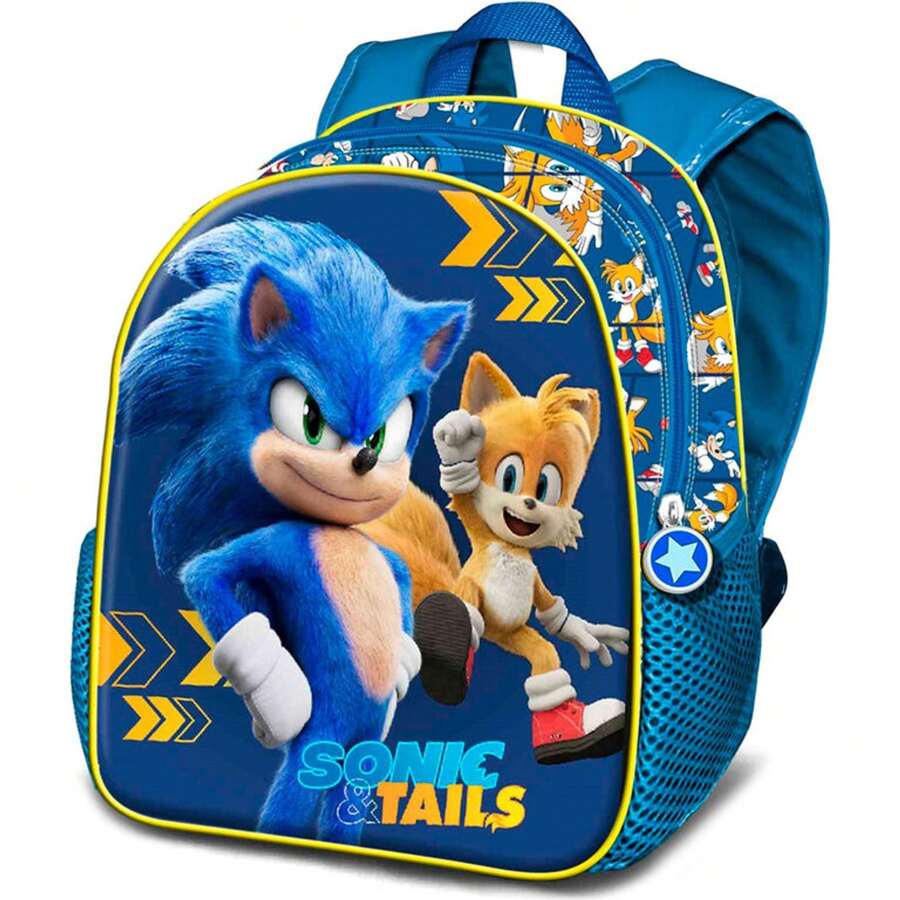 Sonic 3D TAILS SONIC 2 31CM BACKPACK - Officially Licensed Backpack ...