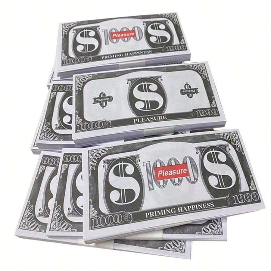 1000pcs/Pack Fake Money Dollar Bills Prop For Party Decoration, Game ...