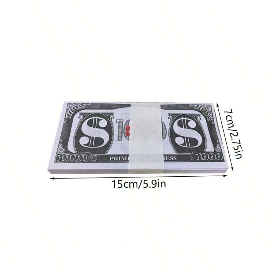 1000pcs/Pack Fake Money Dollar Bills Prop For Party Decoration, Game ...