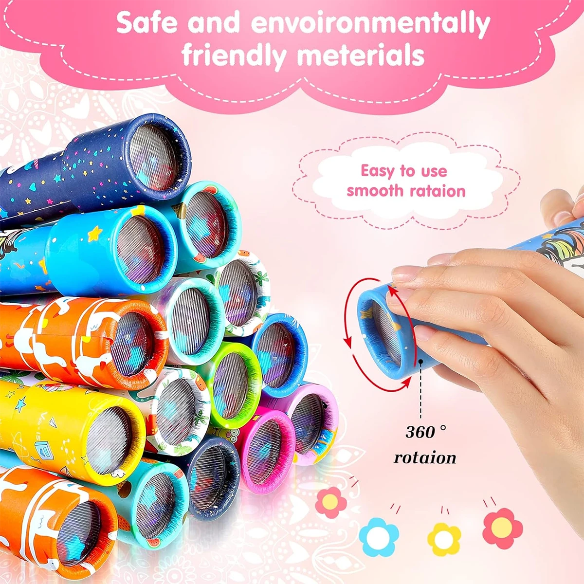 Classic Kaleidoscope Telescope, School Classroom Prize Multi-Prism ...