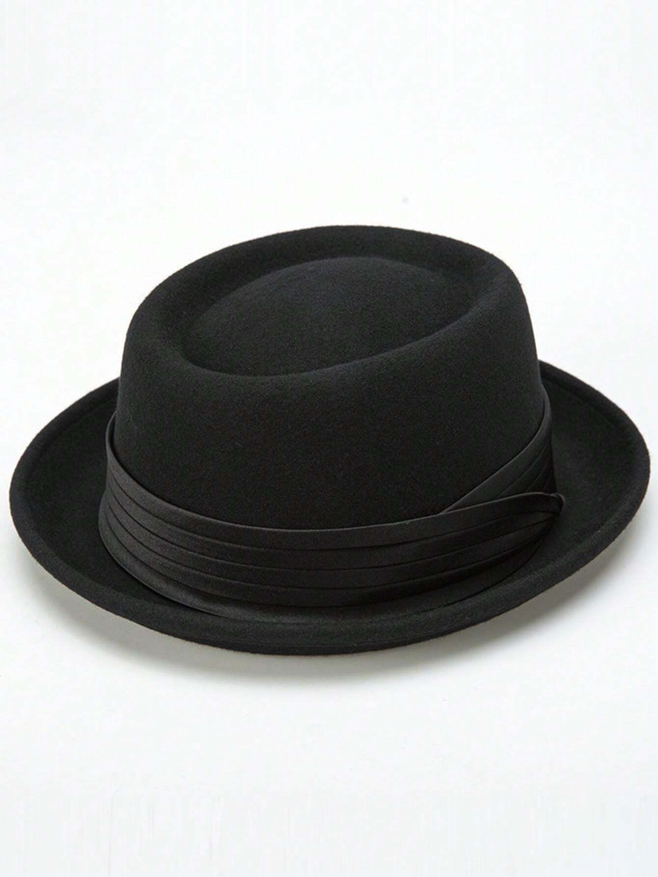 Knitted Jazz Fedora Hat Men's Women Pork Pie Hats For Women Men ...