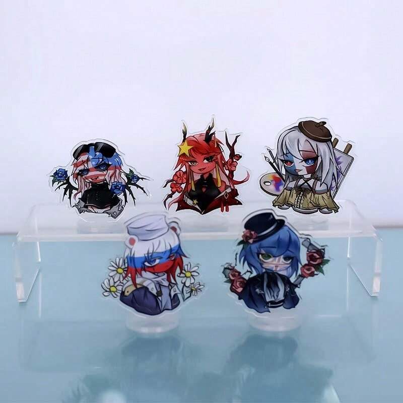 Countryhumans Five Permanent Member Countries Original Acrylic Double ...