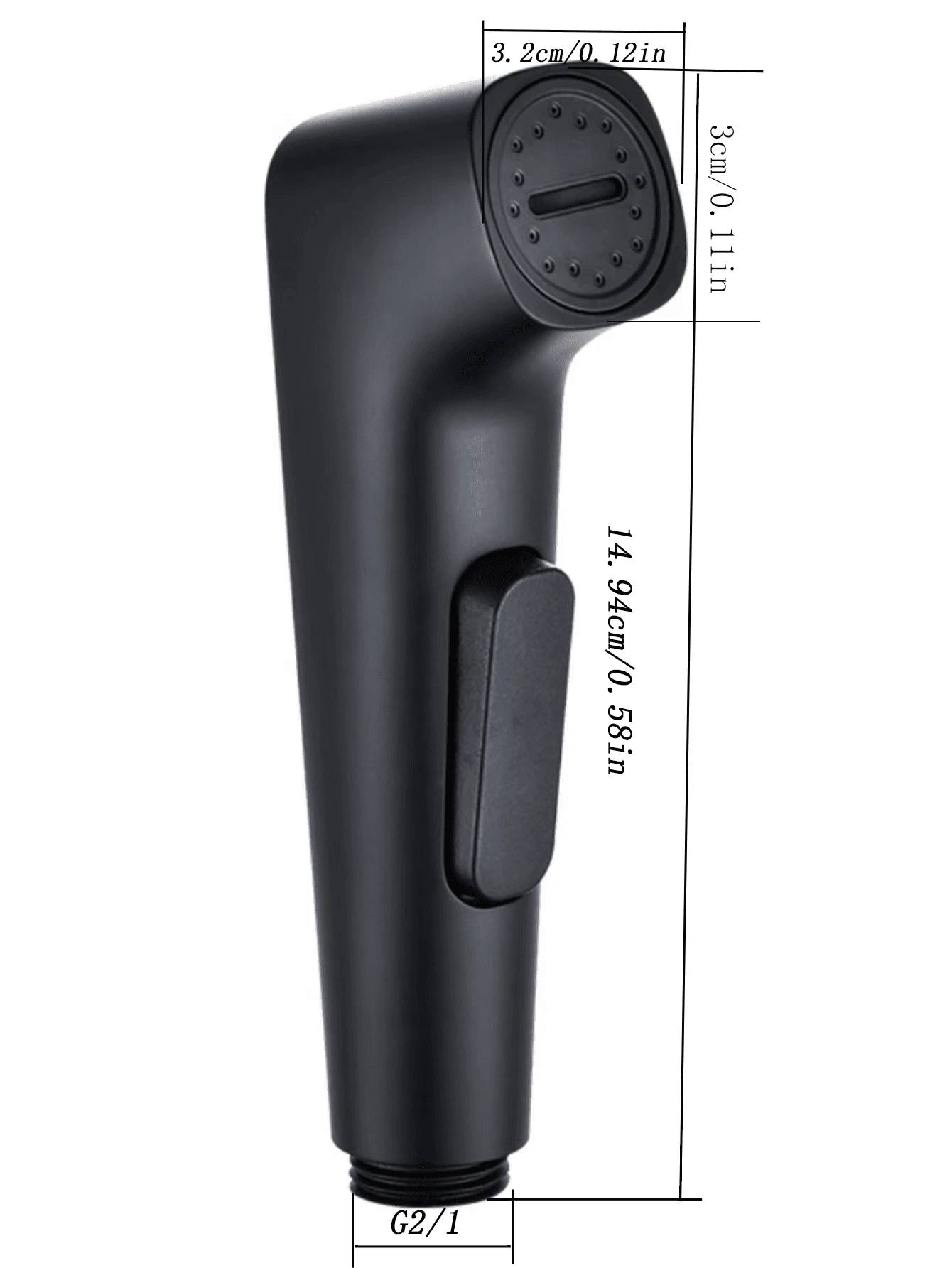 Bathroom Toilet Flushing Spray Gun, Single Function Handheld Bidet ...