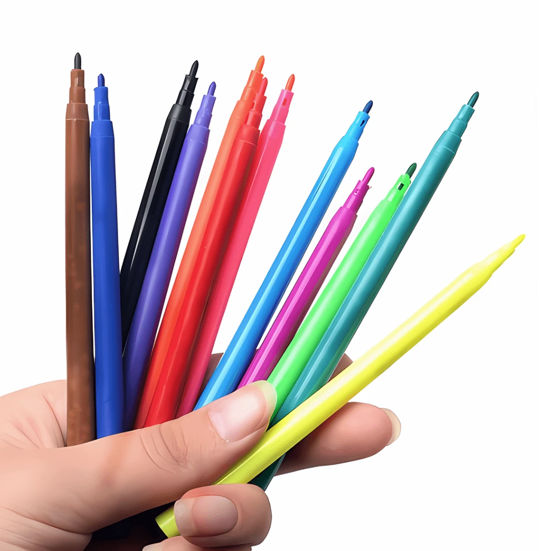 24/48/60/80/120 Piezas De Marcadores De Arte Coloridos, papeleria ...