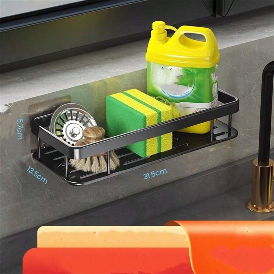 Cloth Holder, Kitchen Storage And Storage Rack, Non Punching Hook ...