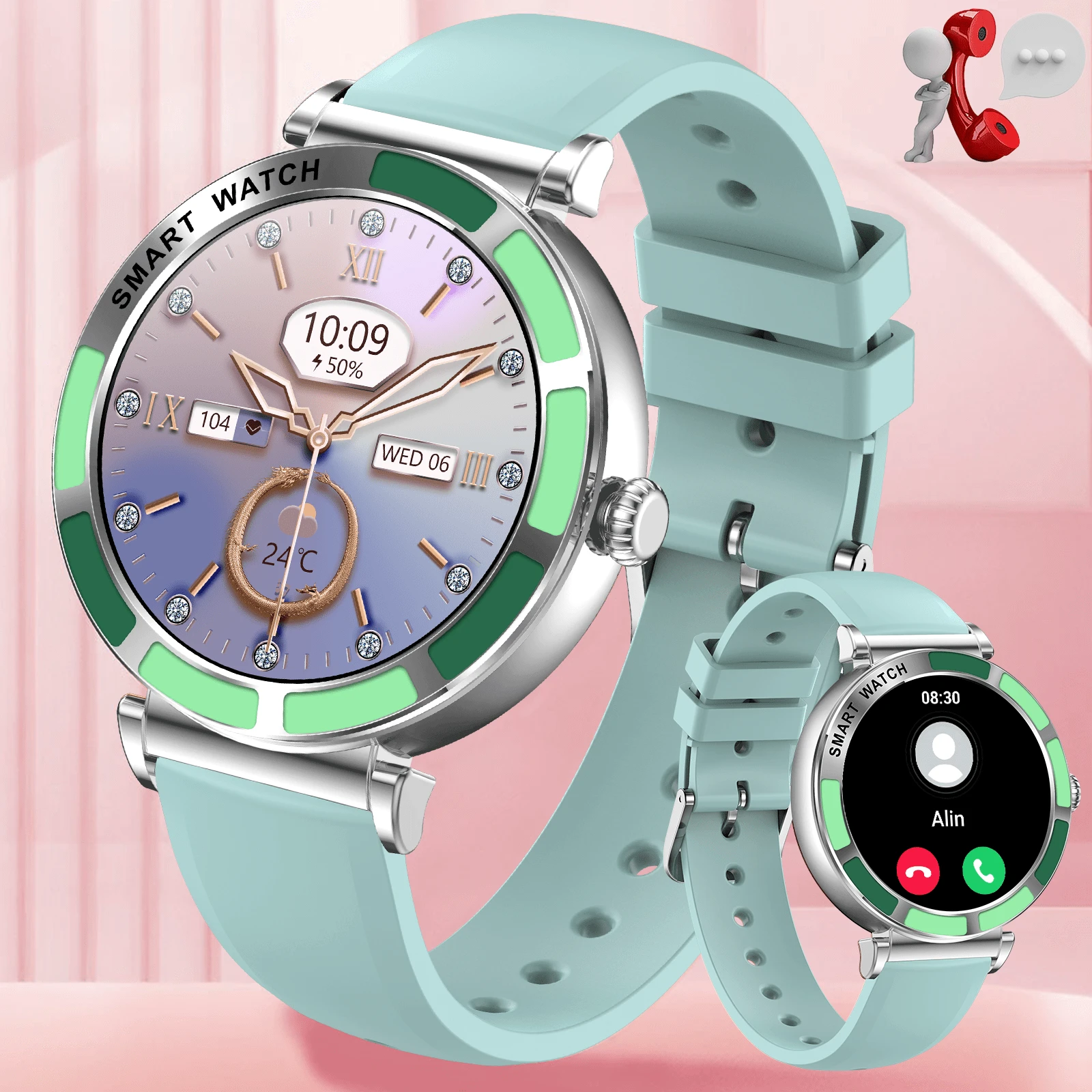 EIGIIS Smart Watches For Women(Make/ Answer Call), Fashionable ...