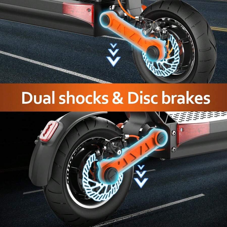 JOYOR S10S Powerful Electric Scooter 2000W Dual Motor E Scooter 10 Inch ...