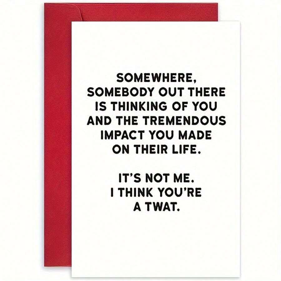 1pc Humorous Uplifting Card Set - Funny Encouragement Messages ...