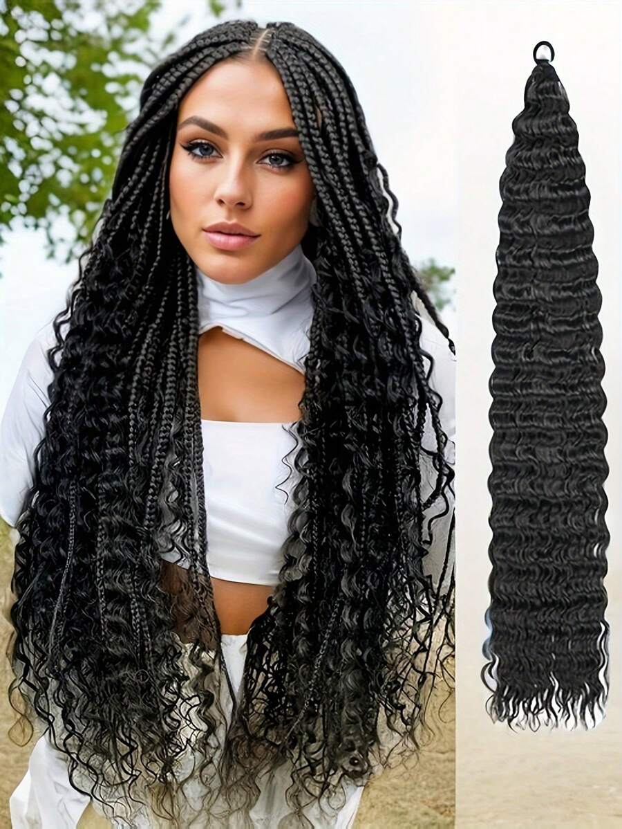 Deep Wave Crochet Hair 32 Inch Ocean Wave Crochet Hair 1 Pack Synthetic ...