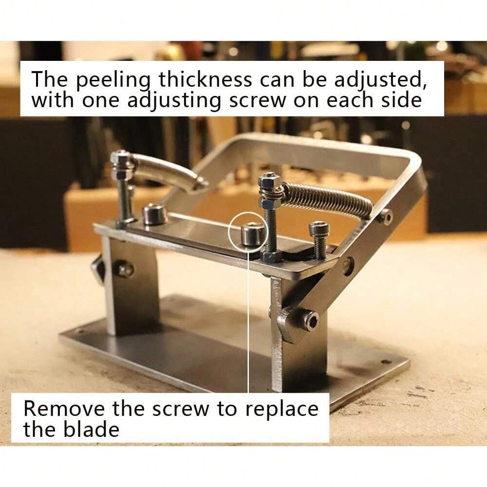 Leather Skiver Splitter, Stainless DIY Manual Leather Splitter Peeling ...