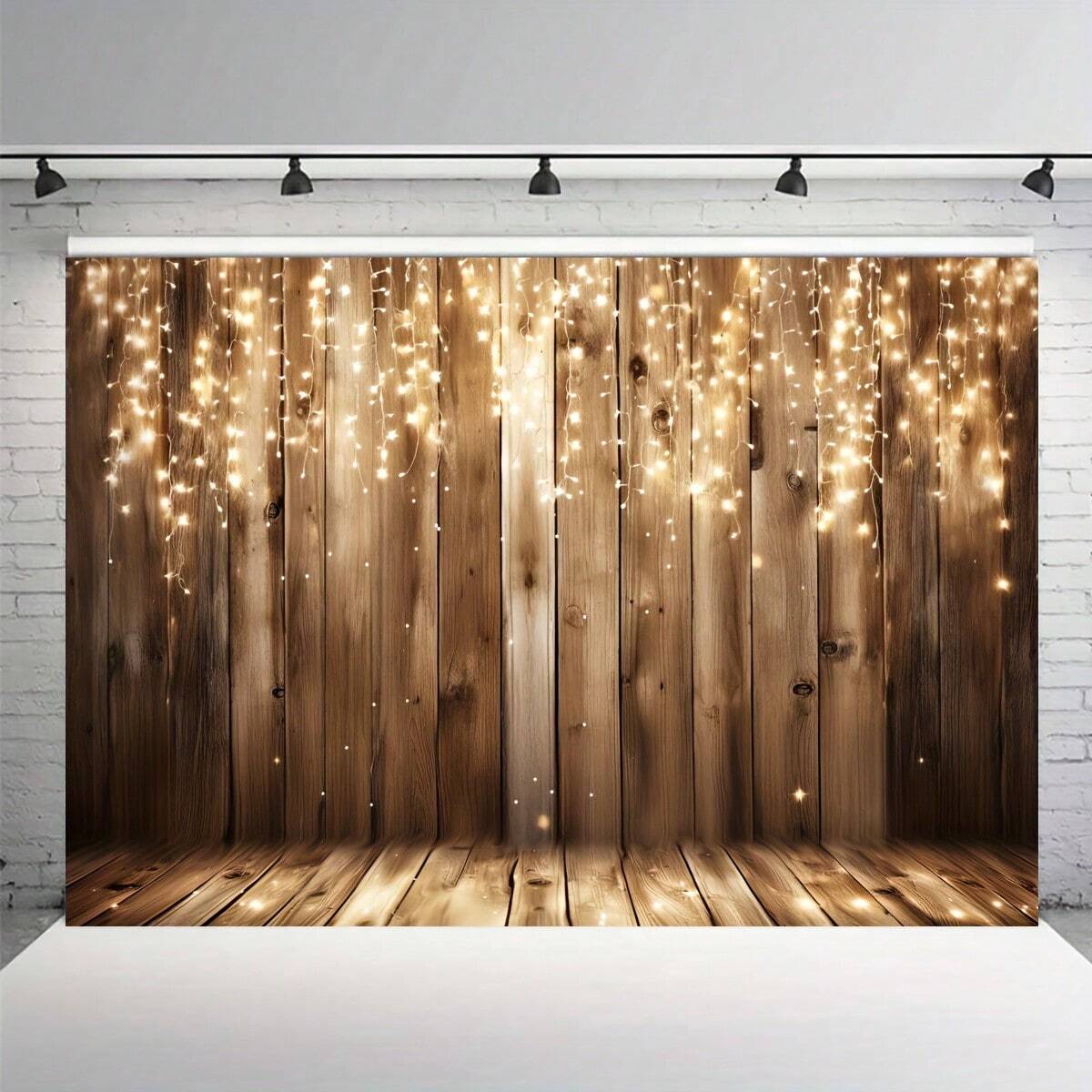 1pc, Rustic Wood Photography Backdrop Nostalgia Wood Floor Photo ...