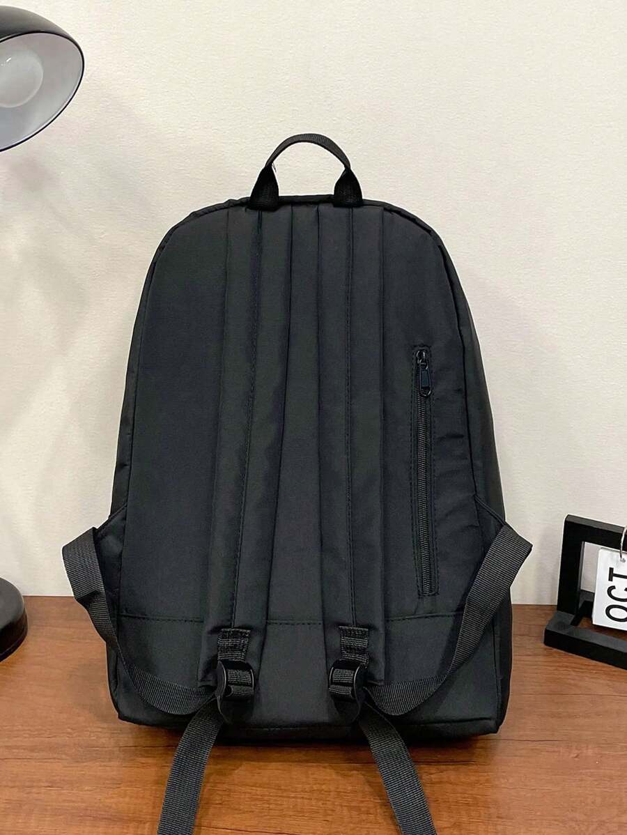 Minimalist Solid Backpack Versatile Preppy School Backpack All Match ...
