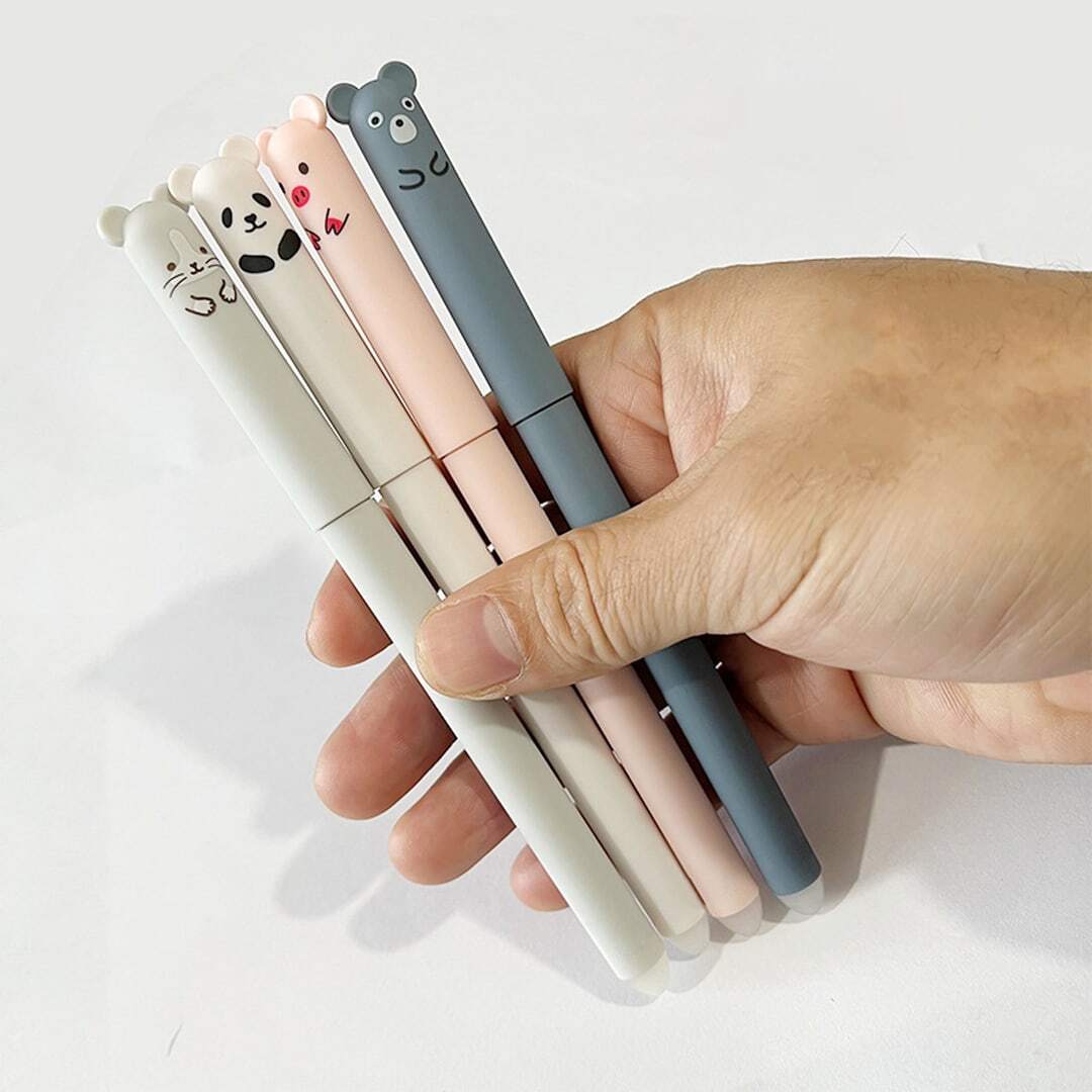 Wholesale Of 12 Randomly Selected Cute Cartoon Teddy Bear Erasable Pens ...