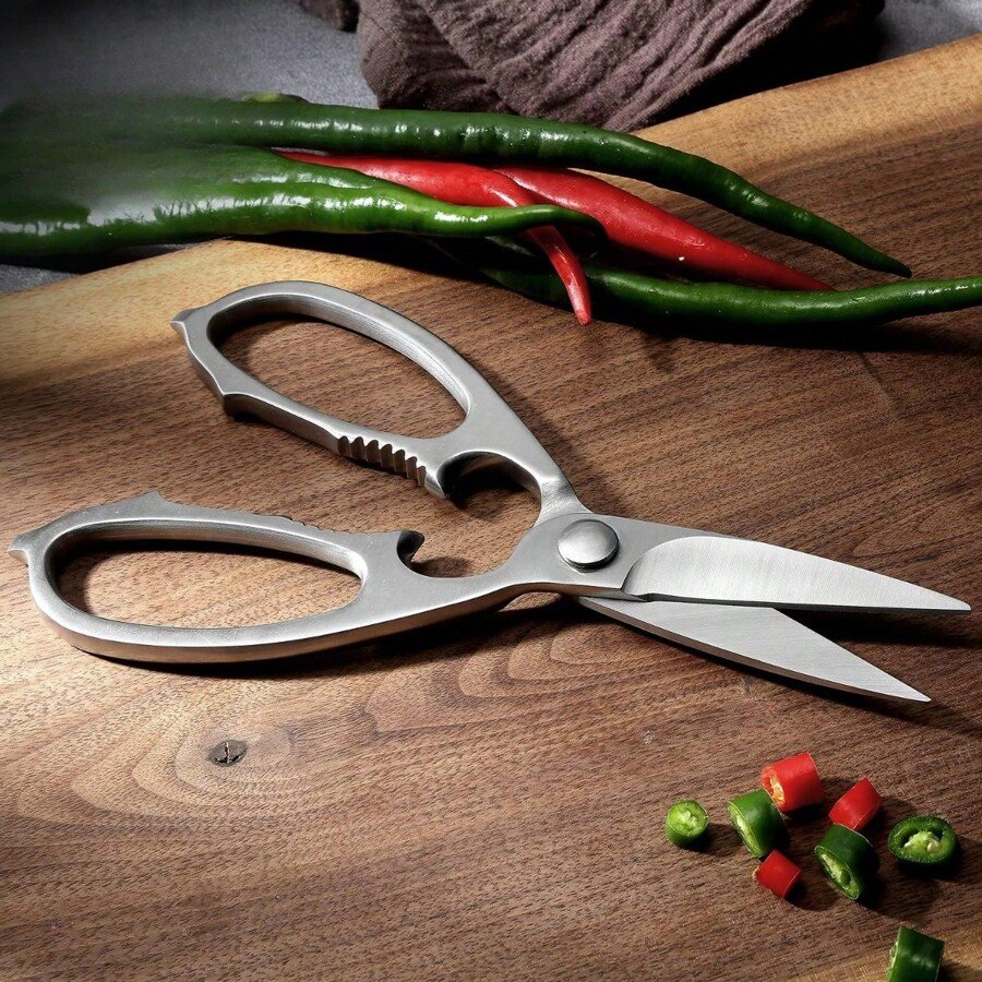 Multipurpose Kitchen Shears, 8 Inch Stainless Steel Kitchen Scissors ...