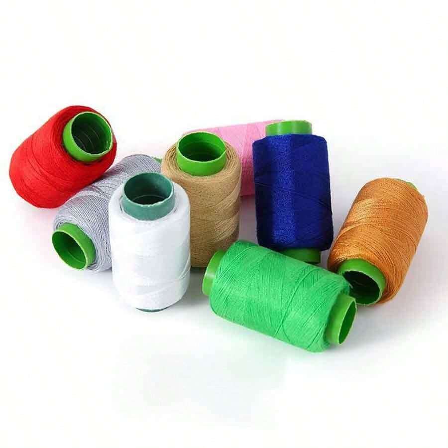 10 Rolls Assorted Color Sewing Threads, Household Sewing Machine Thread ...