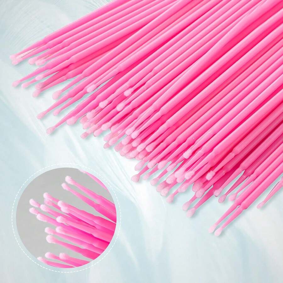 200 PCS Eyelash Extension Supplies Kit Disposable Lash Spoolies Brushes ...