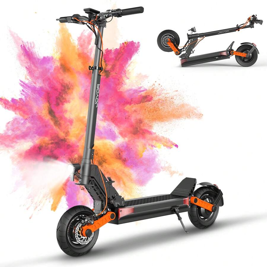 JOYOR S10S Powerful Electric Scooter 2000W Dual Motor E Scooter 10 Inch ...