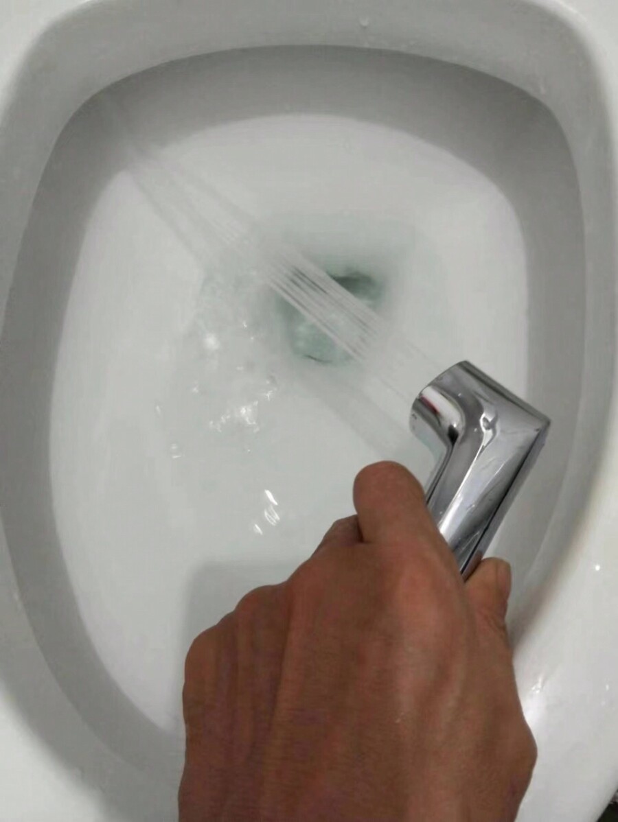 Bathroom Toilet Flushing Spray Gun, Single Function Handheld Bidet ...