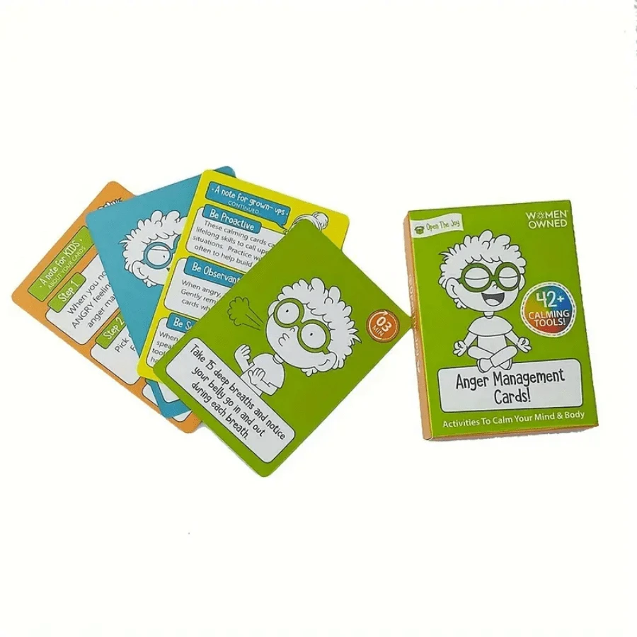 Jeu de cartes Gestion de la colère - Édition standard - Contrôler les ...