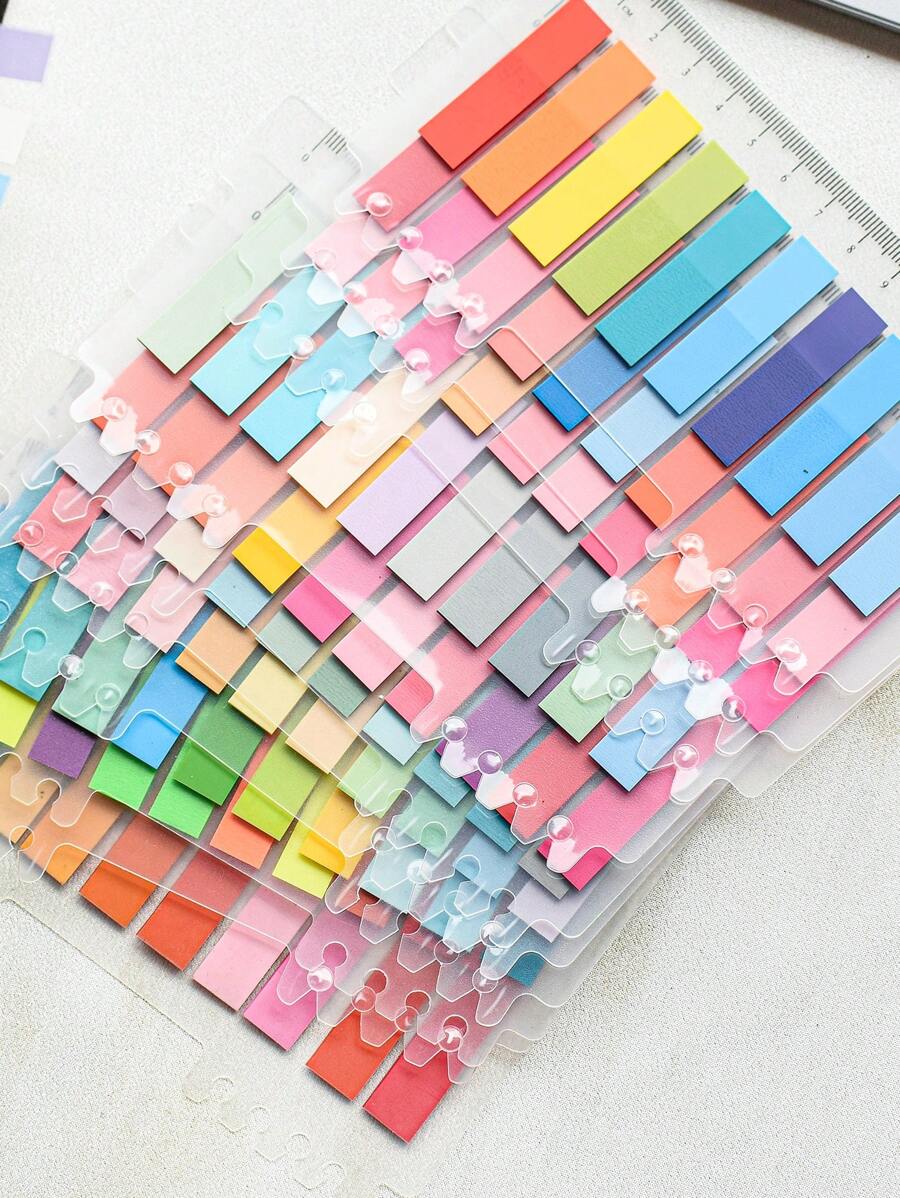 2000 notes adhésives au total de 10 couleurs et styles différents ...