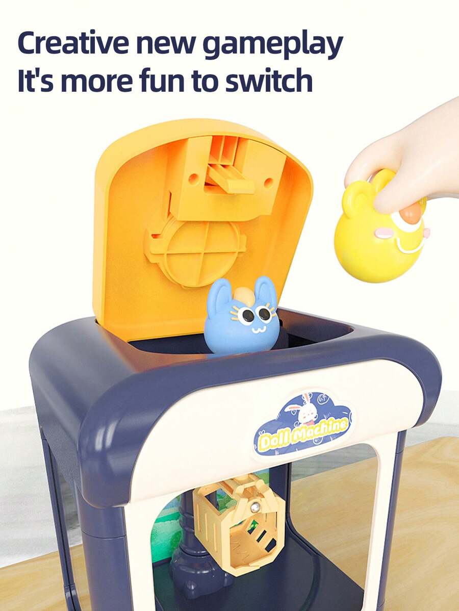 Children's Capture Doll Machine, Small Home Mini Doll, Capture Machine ...