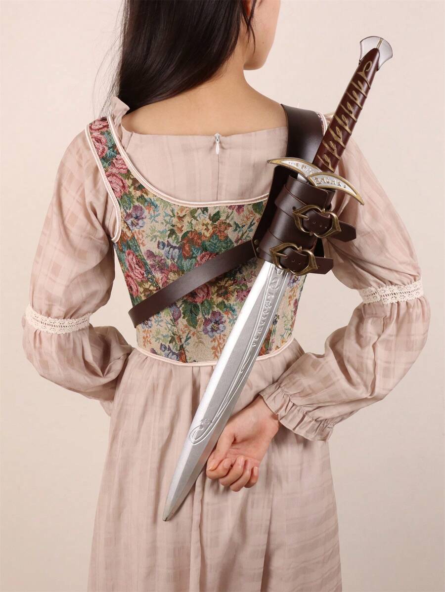 Medieval Leather Shoulder Scabbard Renaissance Sword Leather Case ...